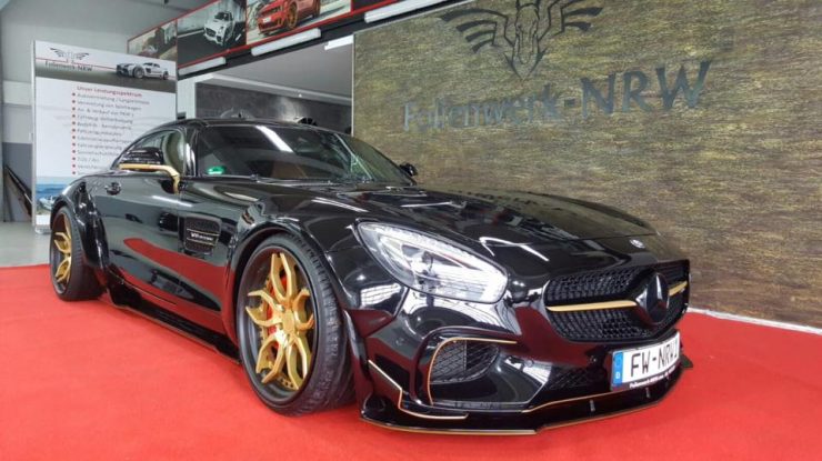 Mercedes-AMG C63 with Prior Design Kit, Installation by Folienwerk-NRW ...