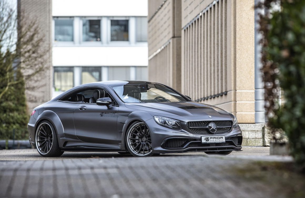 Mercedes-AMG C63 with Prior Design Kit, Installation by Folienwerk-NRW ...