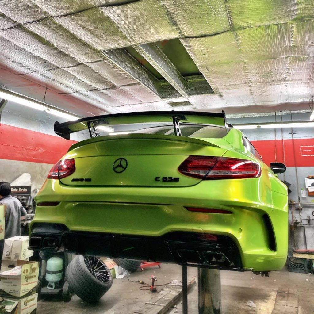 RDBLA`s Mercedes-AMG C63 S Coupe in Lime Green Is a Real Kicker | Carz ...