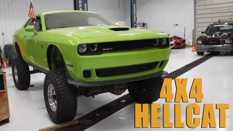 Conquering the Wild: Homebuilt Dodge Challenger Hellcat 4x4 | Carz Tuning